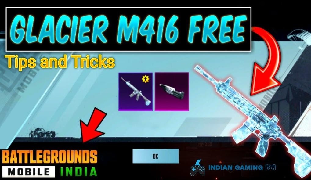 How to Get Free M416 Glacier Skin in BGMI & PUBG Mobile, Tips and Tricks to Get M416 Glacier ...