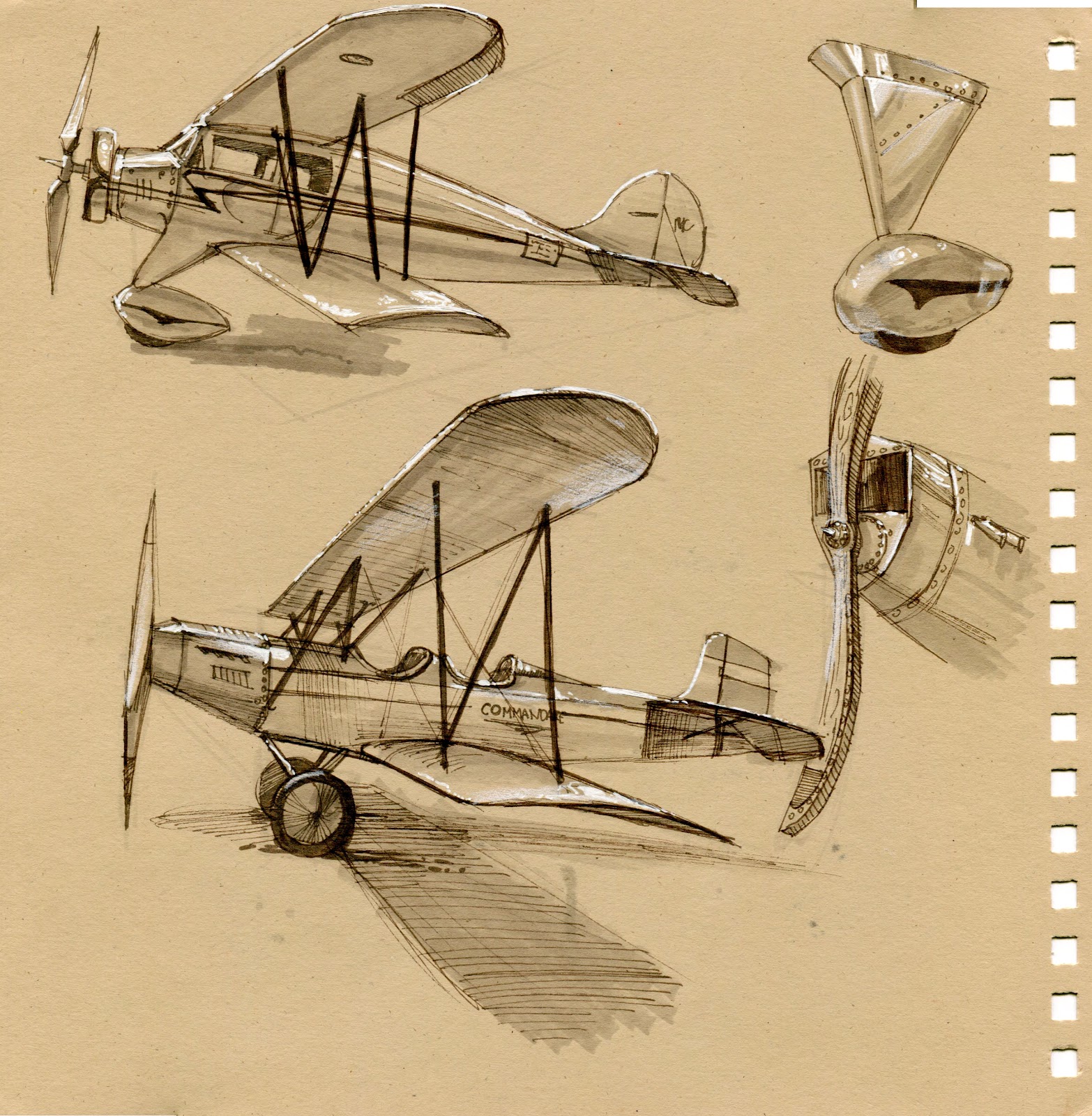 Plane Sketches | jchanarts