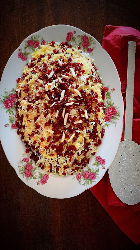 Turmeric & Saffron: Zereshk Polow - Rice with Barberries