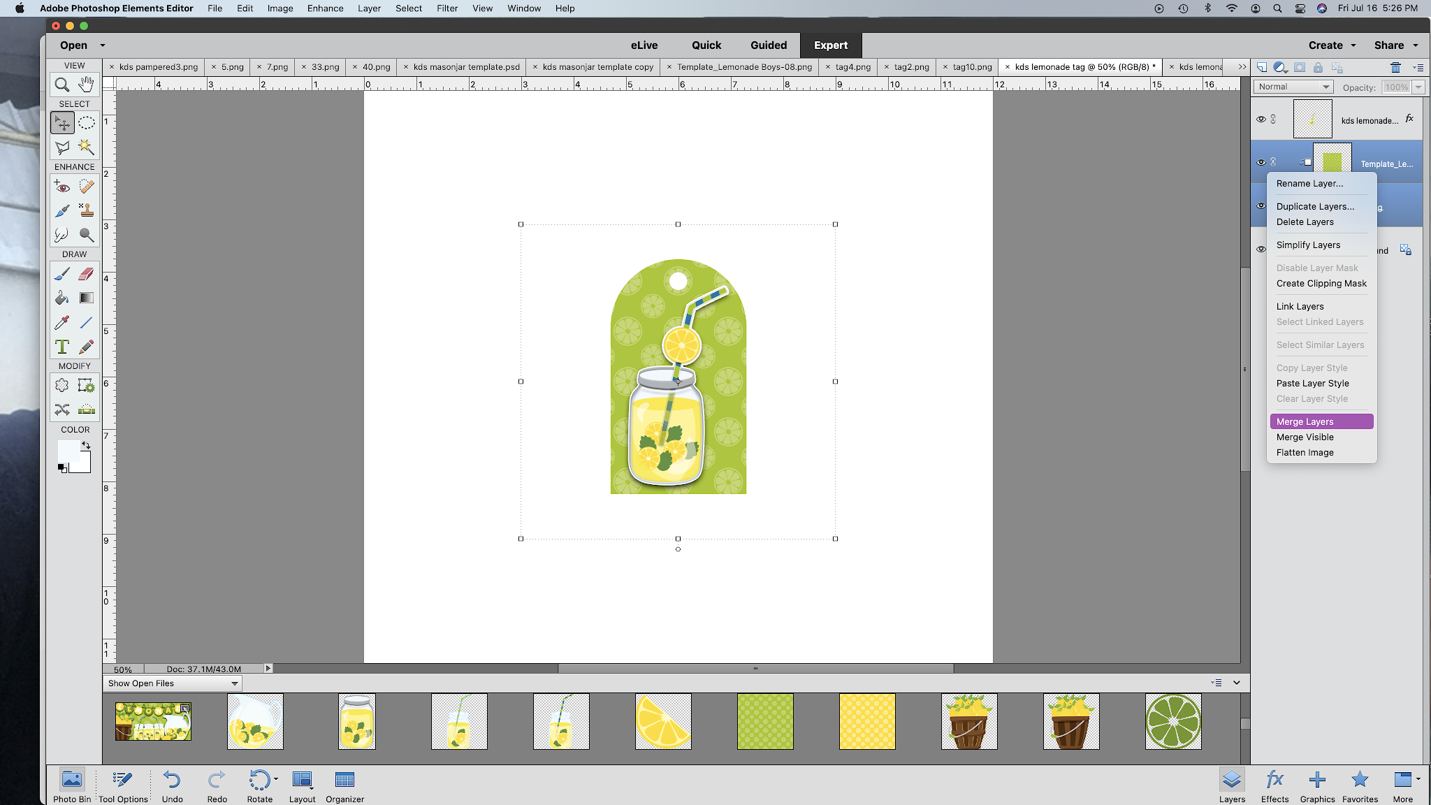 The Cherry On Top: How To Craft a Digital Tag and Some Free Ones