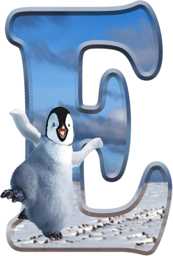 Alfabeto de Happy Feet bailando. - Oh my Alfabetos!