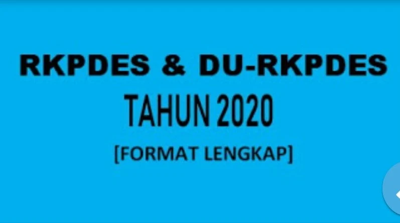 Download Lampiran RKPDes Lengkap TERBARU - Juragan Desa