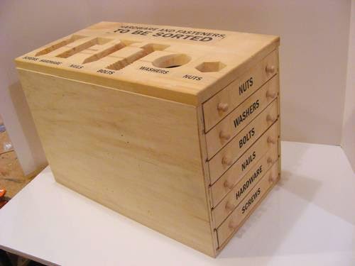 WeirdWood: Self Sorting (sorta) Bin