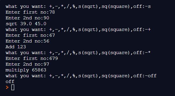 MINI CALCULATOR USING PYTHON