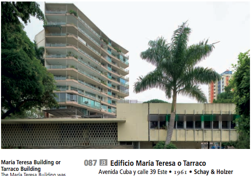 AT-14 Arquitectura de Panamá: EDIFICIO MARÍA TERESA O TARRACO (1961 SCHAY & HOLZER)