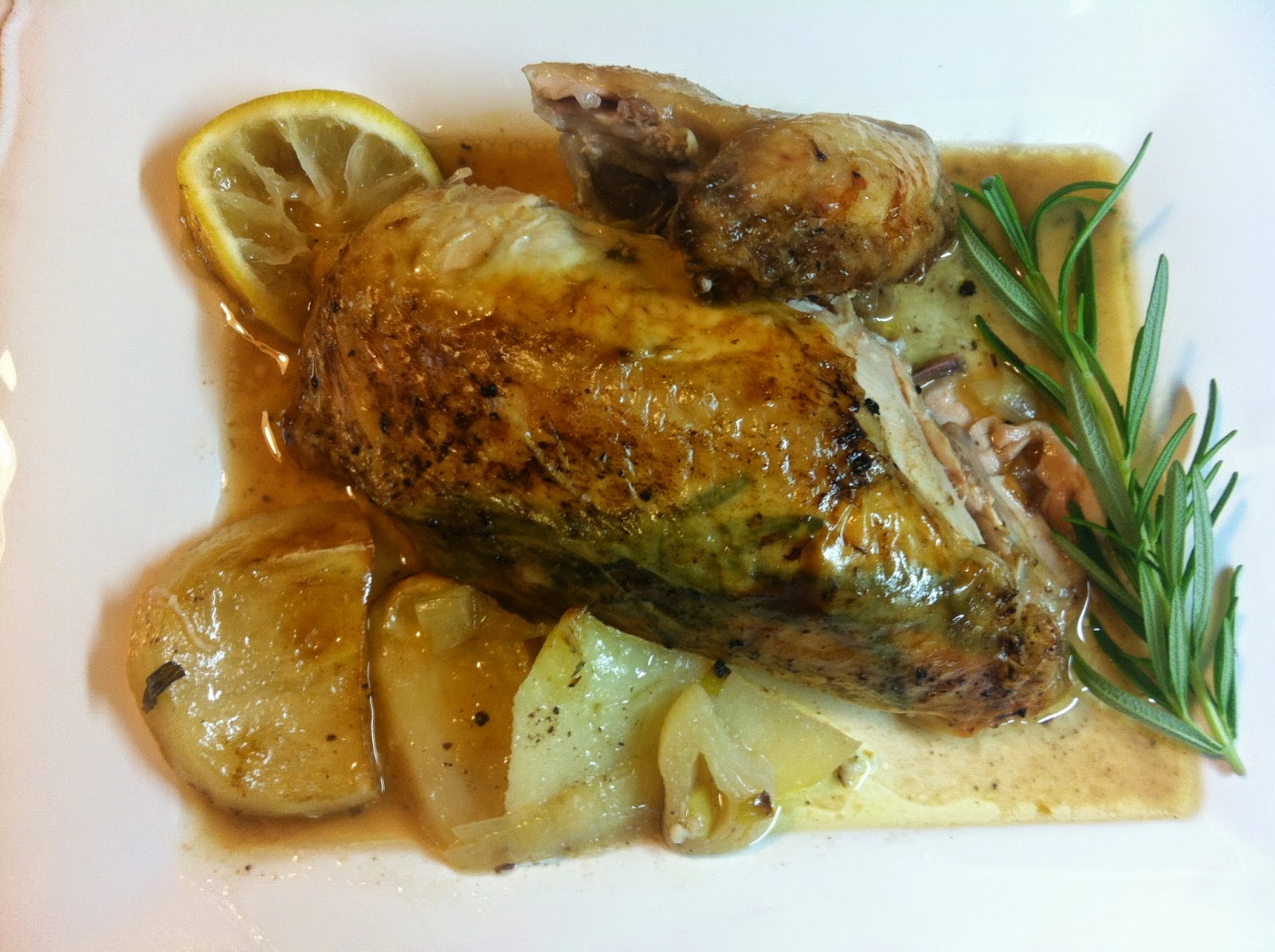 Pollo Asado Al Romero Y Limón | Cocina