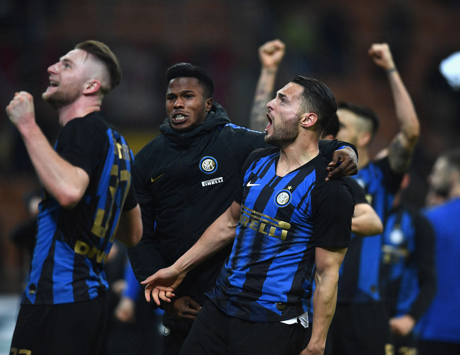 On Pitch | Inter Milan Debuts Nike 20th Anniversary Mash-Up Kit In ...