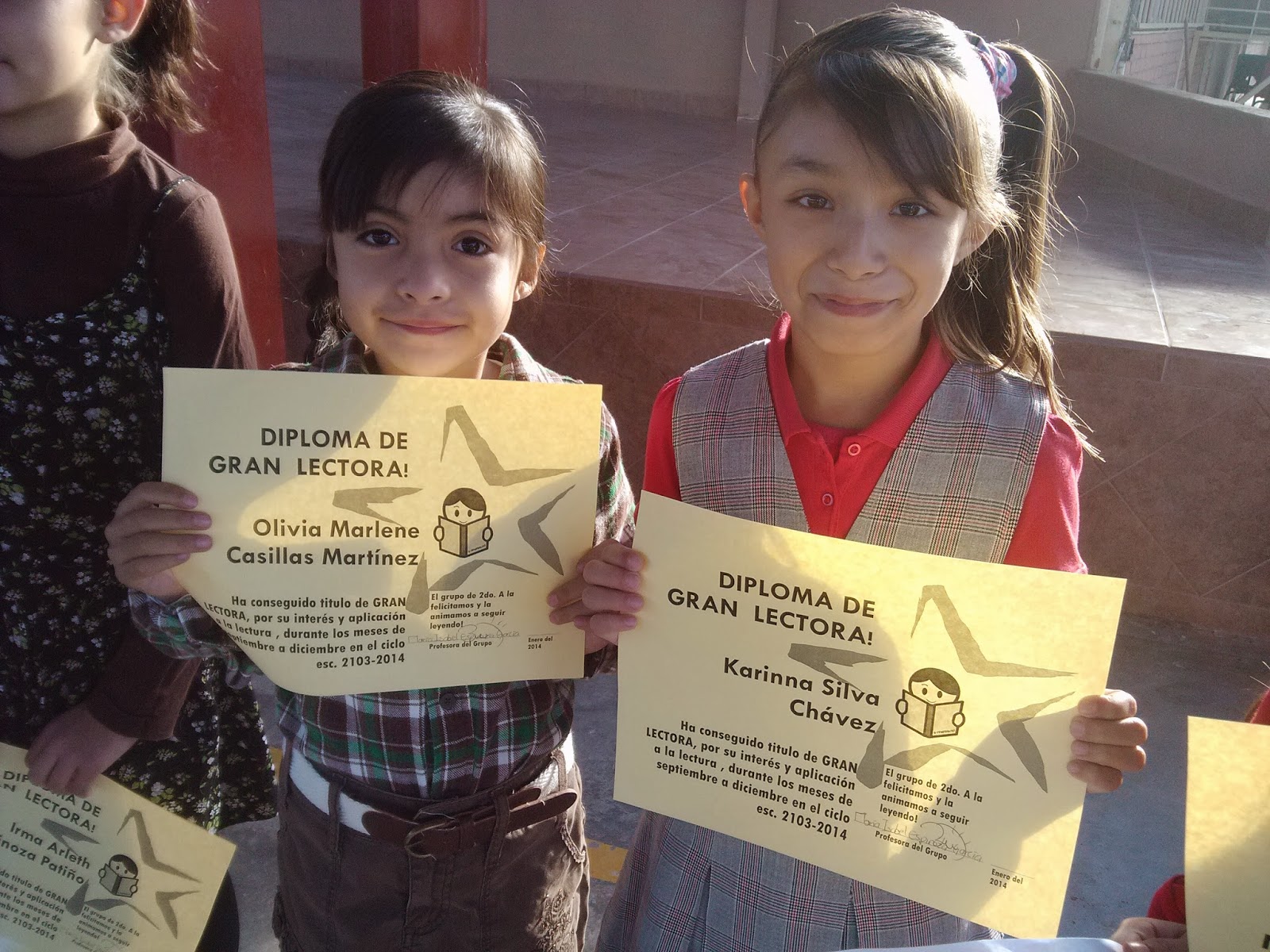 Primaria Madero: DIPLOMA GRAN LECTOR