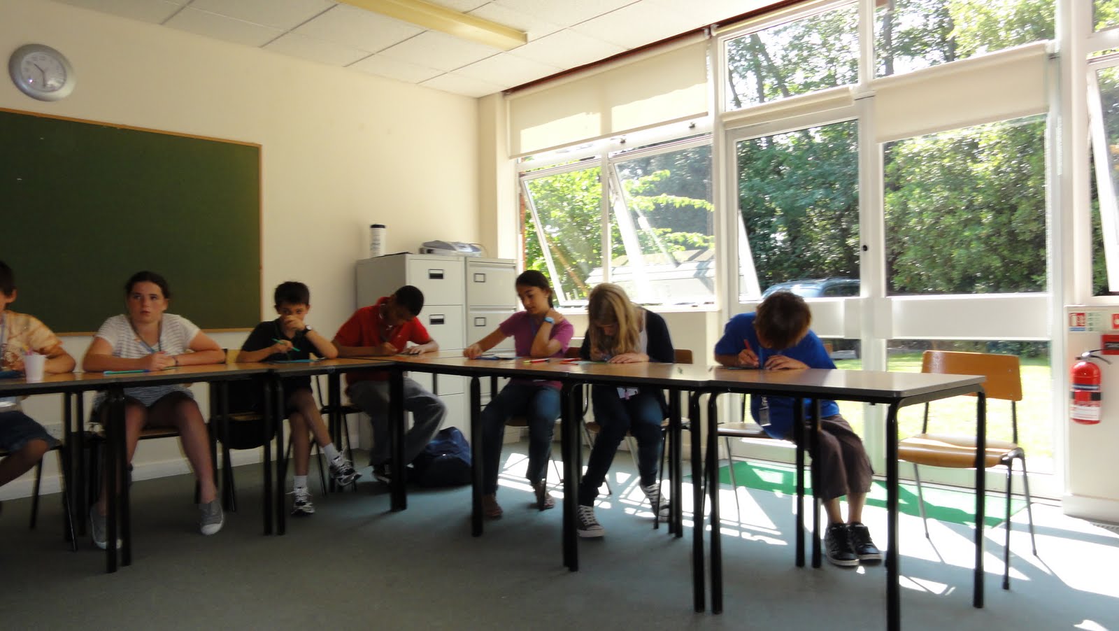 The classes have started!