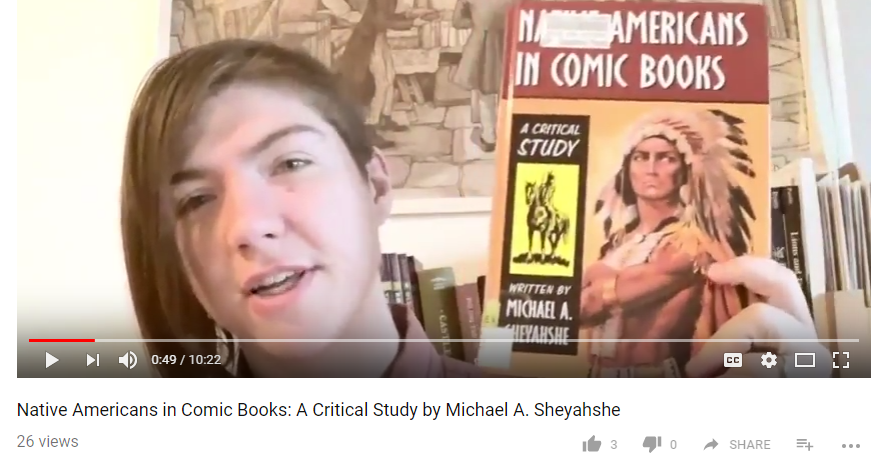 Native Americans in Comic Books: Video Review of NAICB