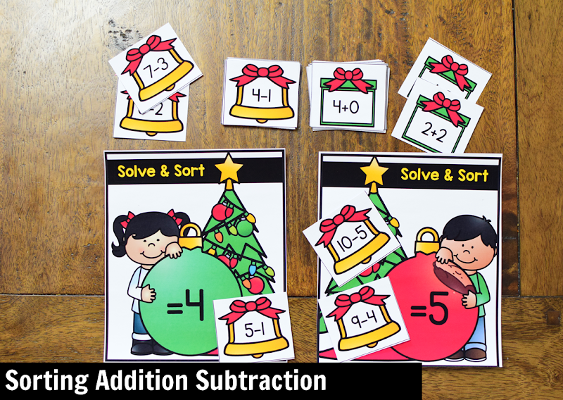 Kindergarten Math Center for December | The Pinay Homeschooler