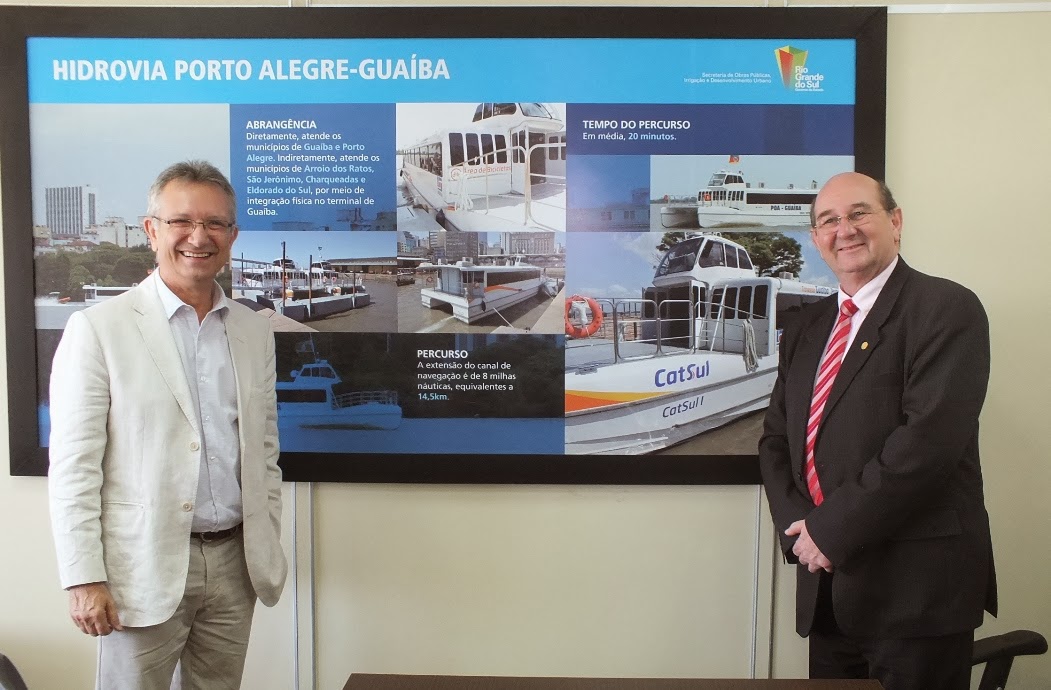 Deputado Classmann: Busato informa a Classmann recursos para Porto Mauá ...