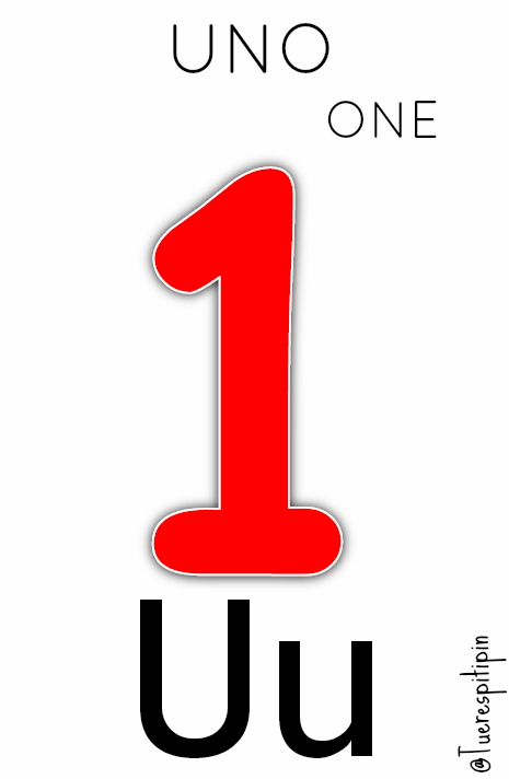 ♣ Tarjetas educativas: Abecedario {de la U a la Z}