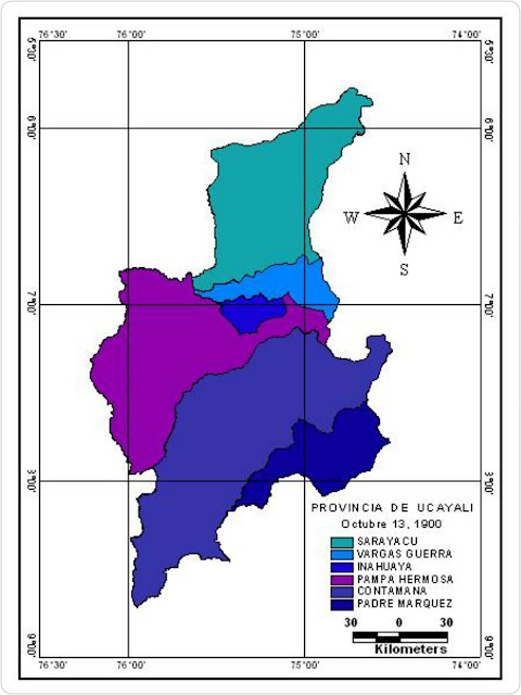 PROVINCIA UCAYALI. Loreto. Perú