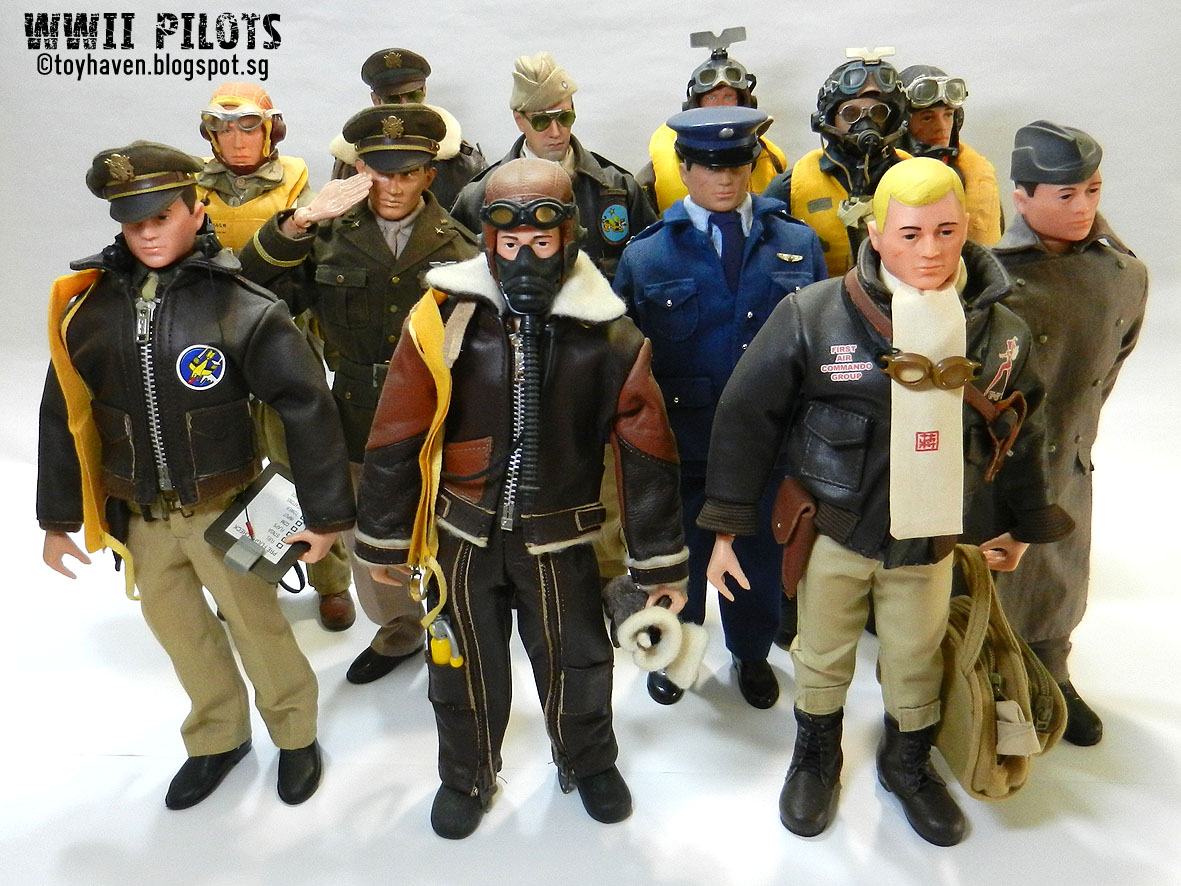 toyhaven: 1/6th scale World War II Allied Forces Pilots and Air Crewman ...