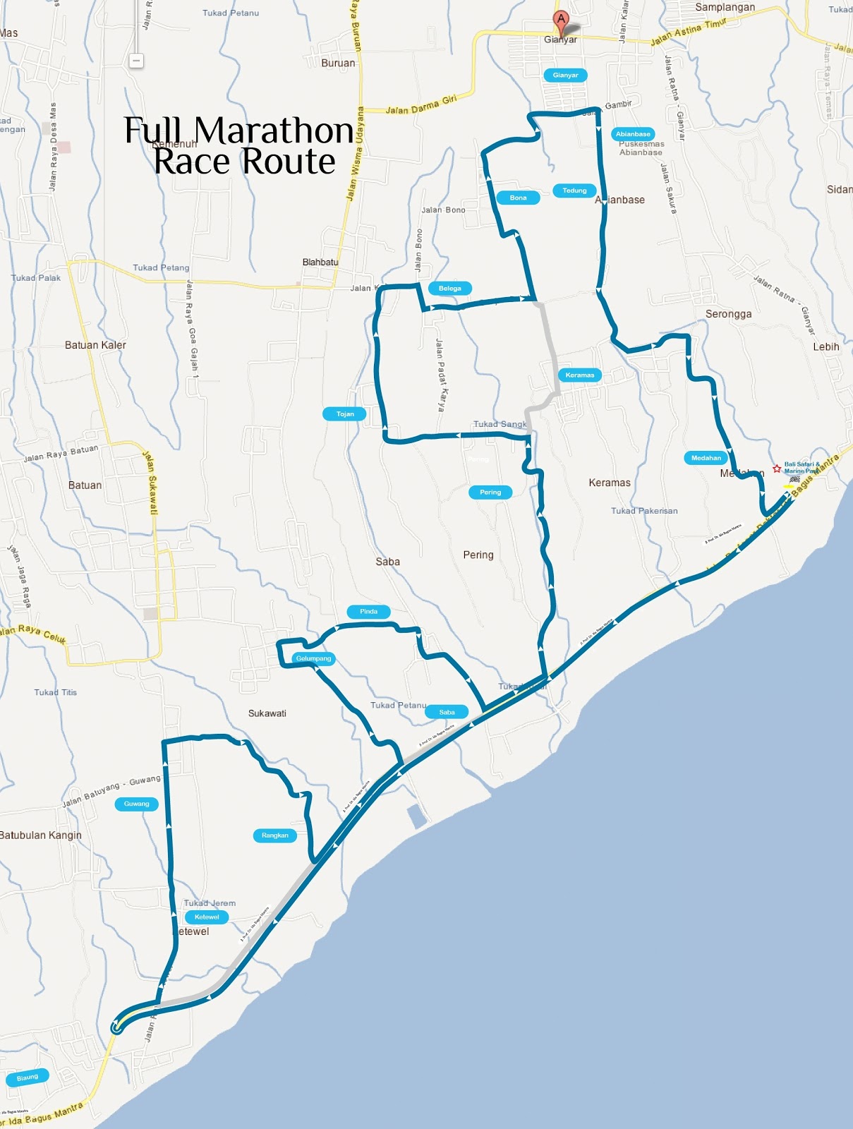 3 Marathons in 64 Days : Bali International Marathon ~ TRISTUPE.COM