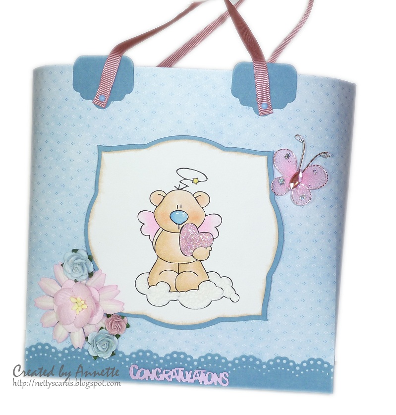 Netty's Cards: Toby Box in a Bag Tutorial