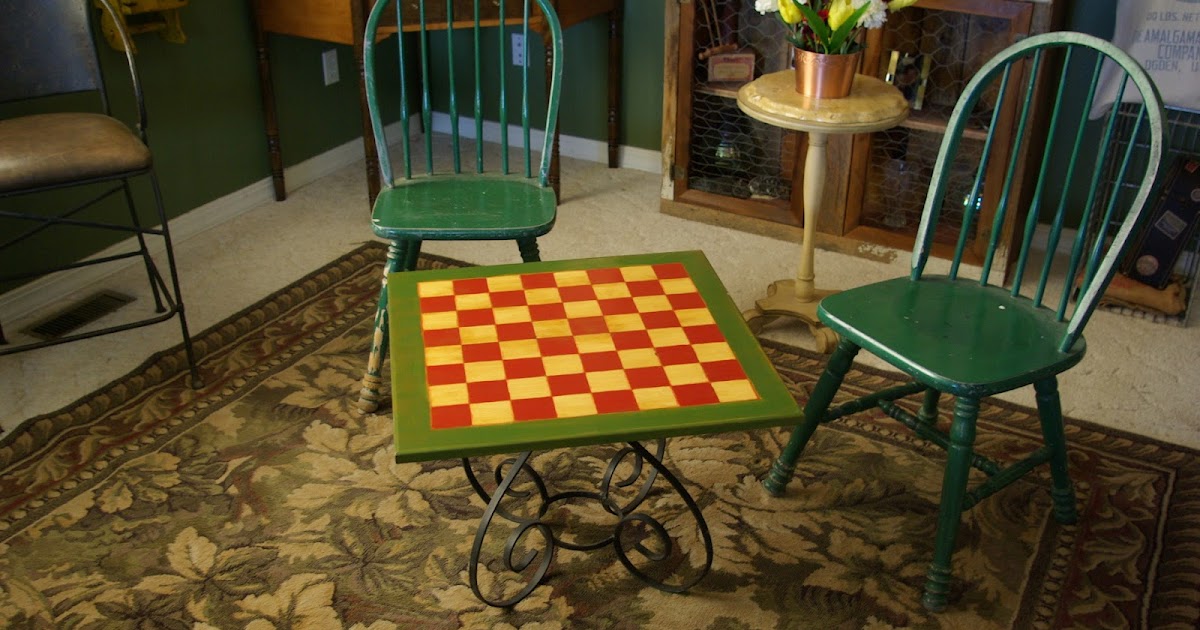 Reclaimed Rustics: Checkerboard Coffee Table