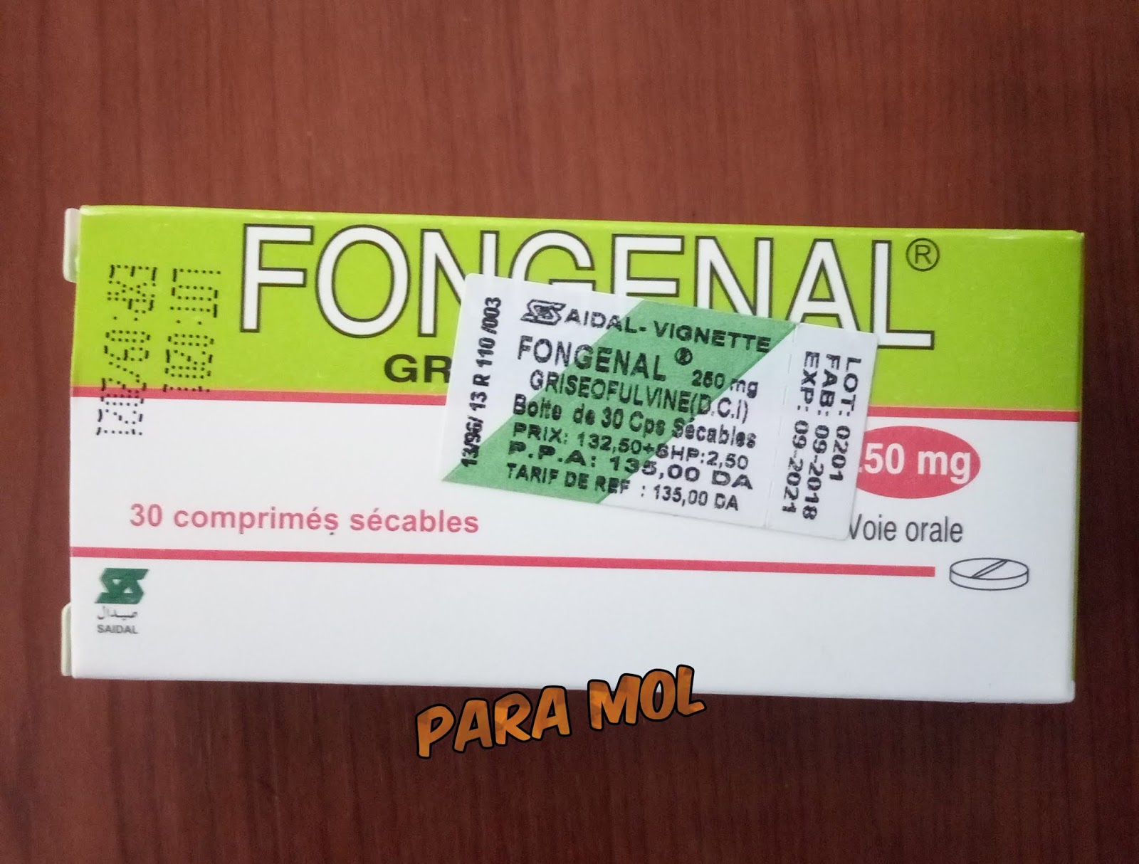 مضادات الفطريات Antifongiques 1 - Para Mol