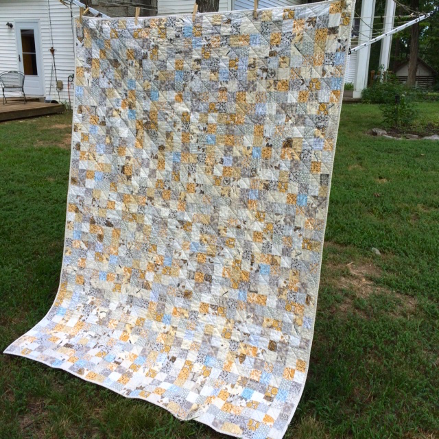 Confessions of a Fabric Addict: The Postage Stamp Quilt Tutorial ...