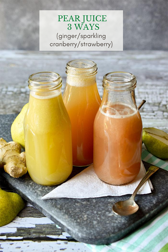 Woman in Real Life: Pear Juice 3 Delicious Ways