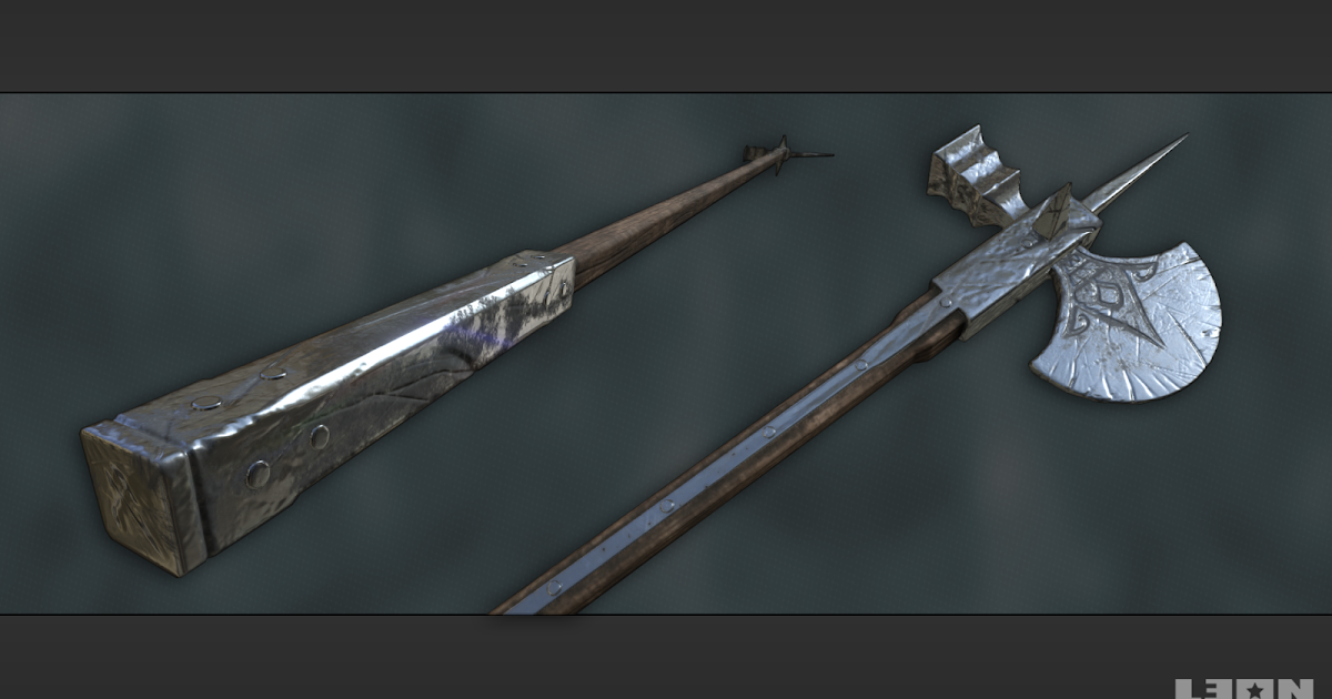 Sketchsofrantic: Fantasy Weapons Bumdle | Halberd