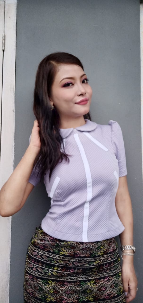 Actress leh Zaithiam - Sangtei Renza kan belchiang