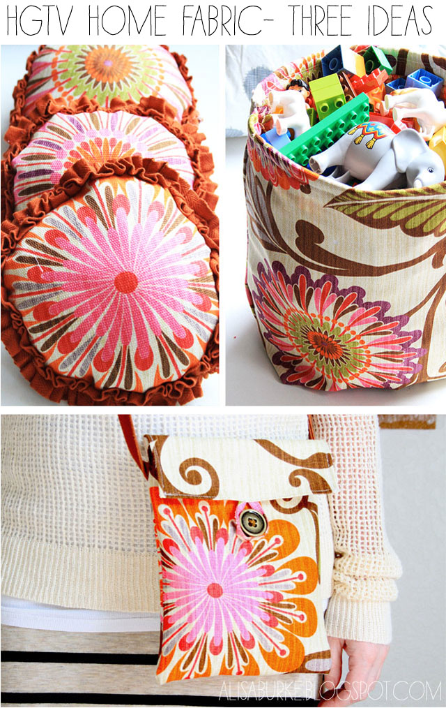 alisaburke: HGTV Home Fabric- Three Ideas