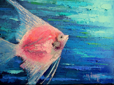 Contemporary Artists of Florida: Tropical Fish Oil Painting, Daily ...