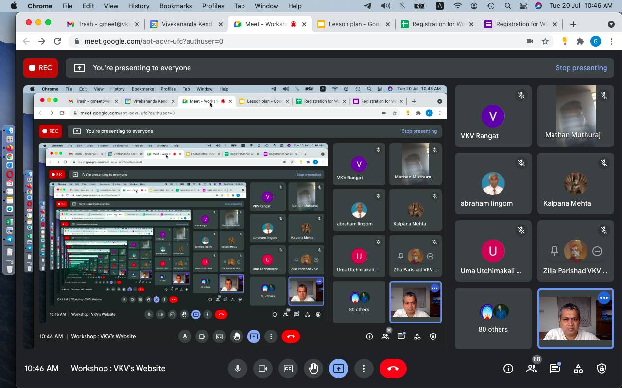 Vivekananda Kendra Shiksha Prasar Vibhag.: VKV Website Workshop