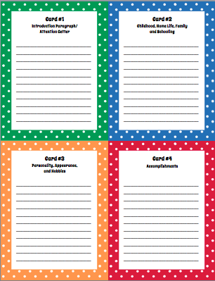 Teaching Heart to Heart: Biography Reports