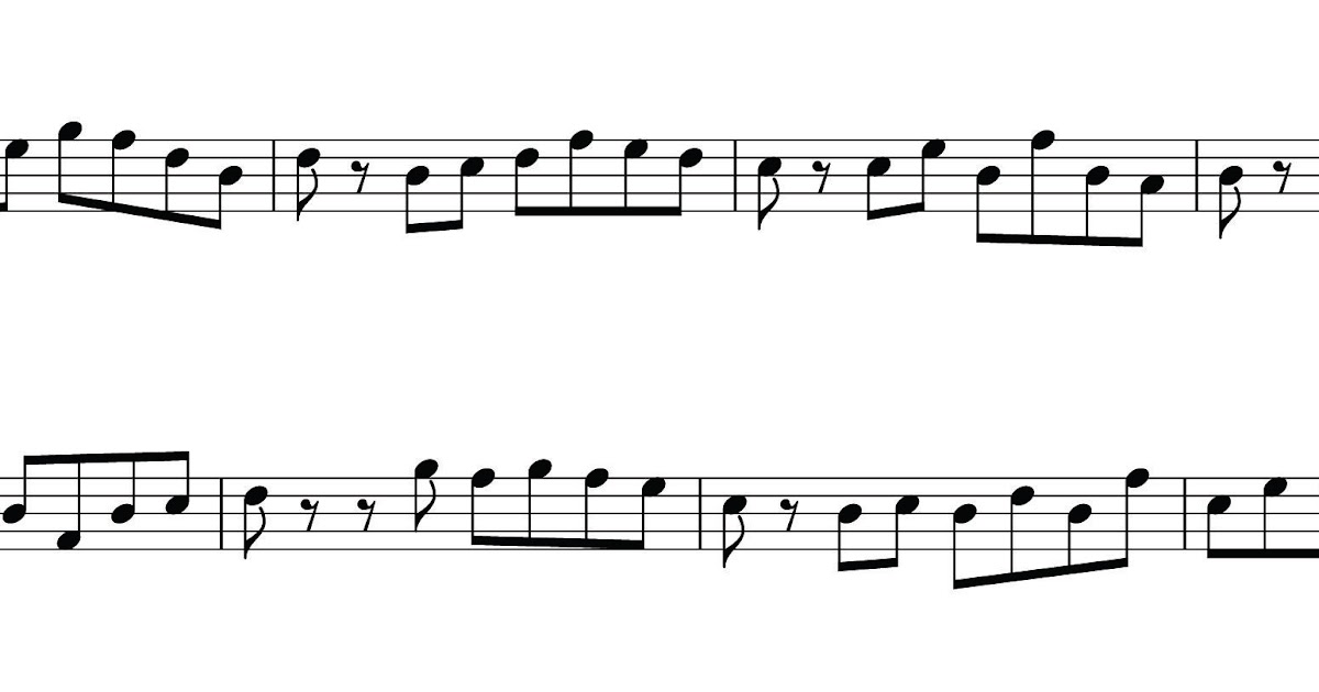 Membaca Not Balok Not 1/8 dan 1/16 Nada Bb - SEPUTAR MUSIK