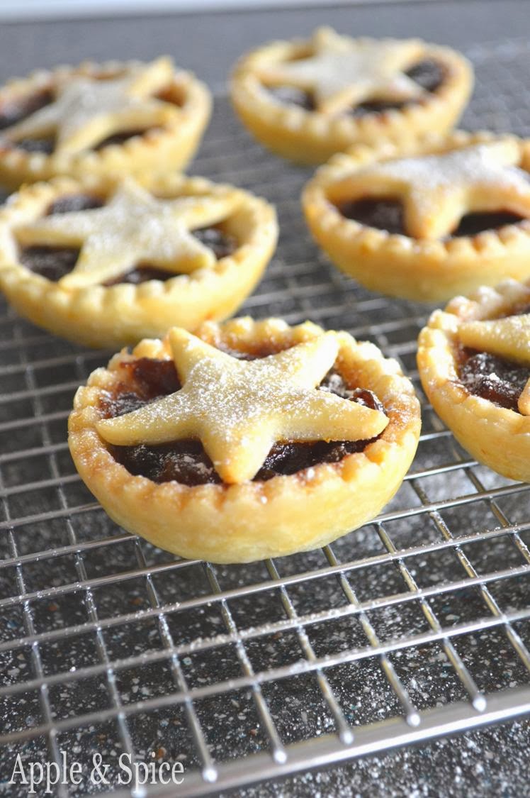 Apple & Spice: Starry Mince Pies with Zesty Orange Pastry (& Choc Shot ...
