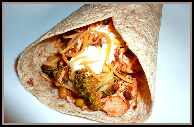 Mrs. Allen's Recipe Files: Chicken Broccoli Burritos