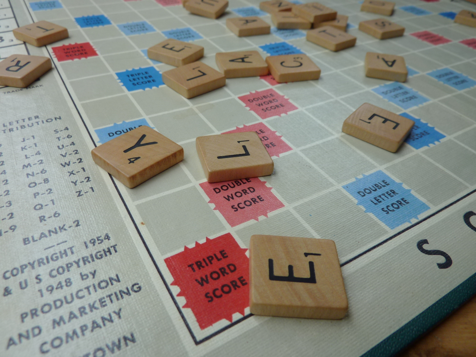 born again creations: 39. Family Values on Scrabble Board