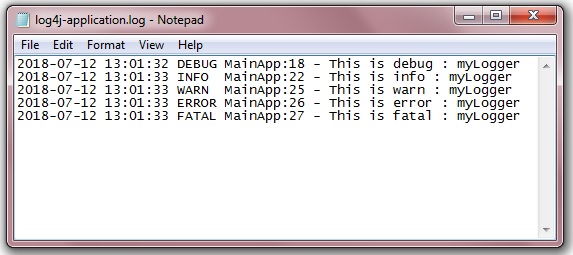 Logging With Log4j Example - lasopamotor Logging With Log4j Example - lasopamotor