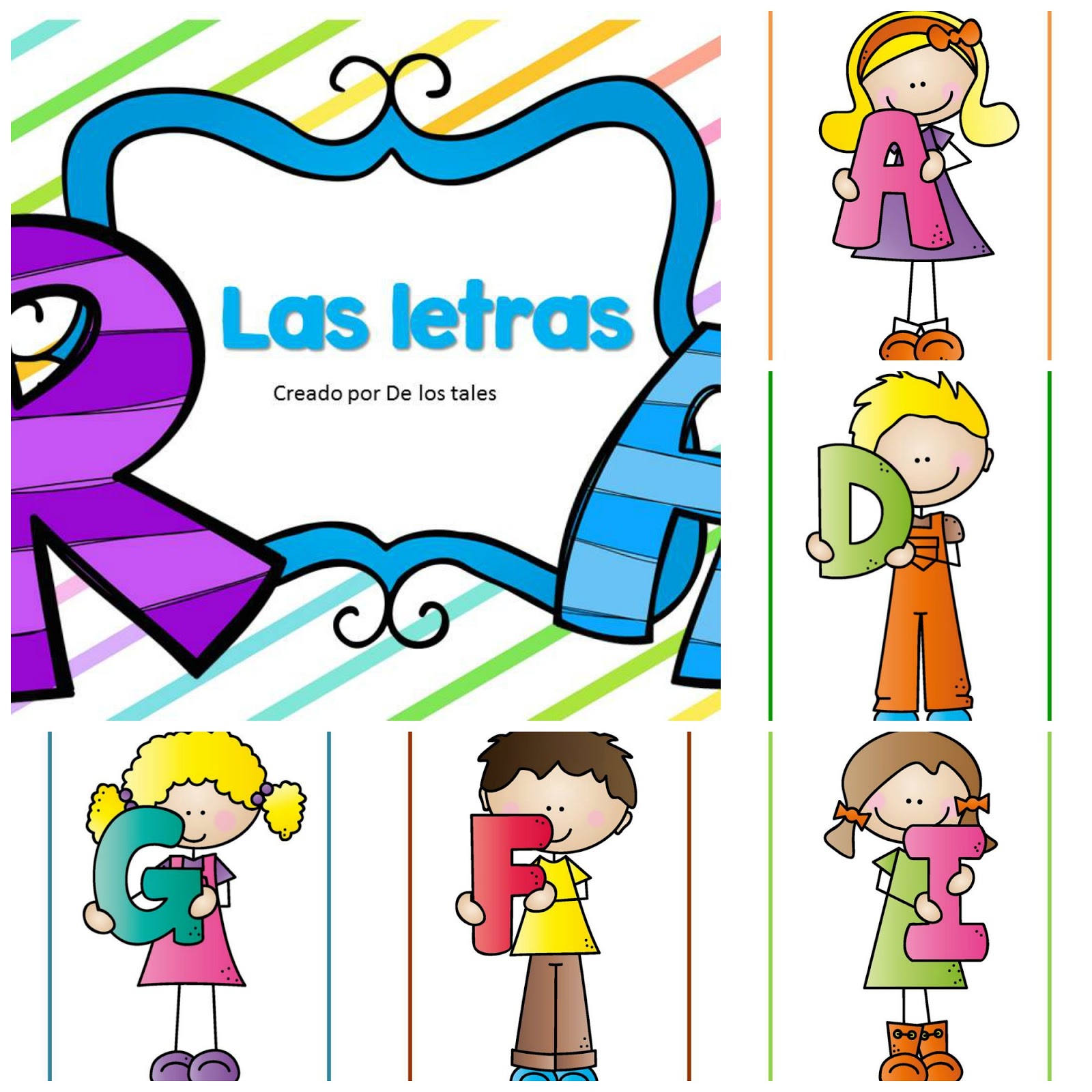 Las letras del alfabeto Pósters - De los tales