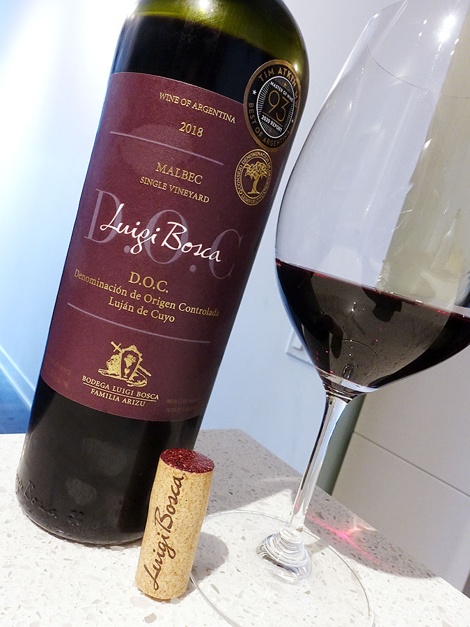 Luigi Bosca D.O.C. Malbec 2018 (Argentina) - Wine Review