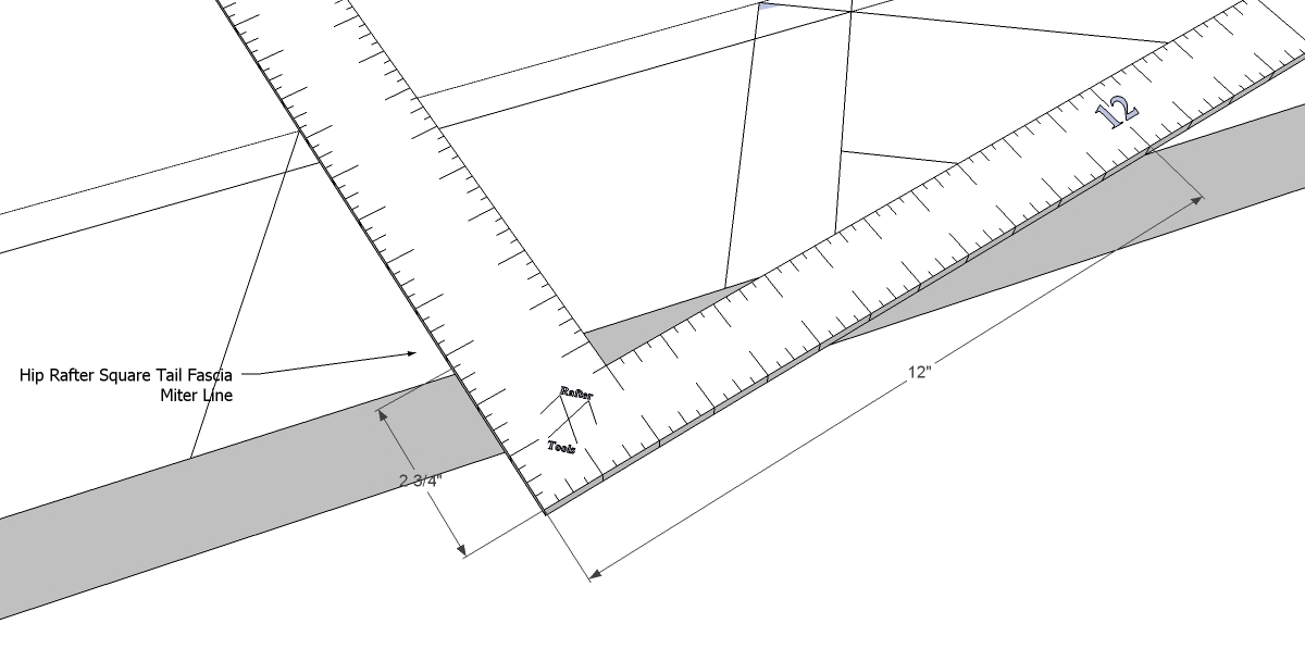 Roof Framing Geometry: How to Precisely Layout an Irregular Pitch Hip ...
