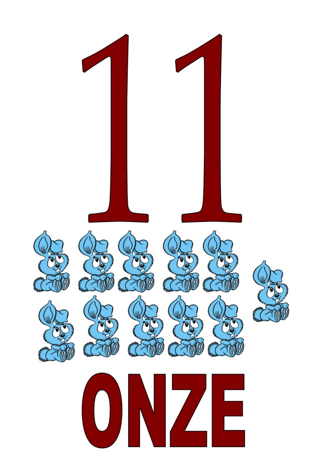 Cartazes dos números Cards coloridos e ilustrados com os números e as ...