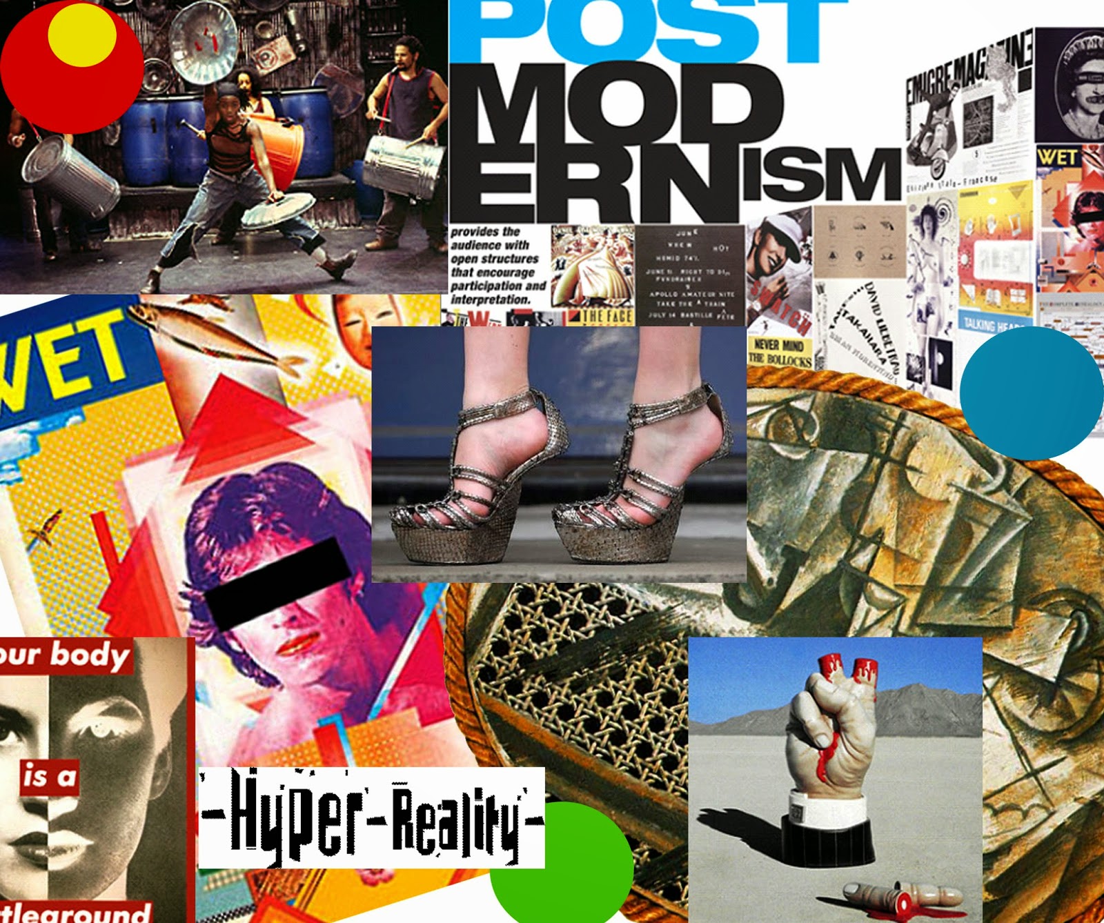 Histhetics: postmodernism mood board