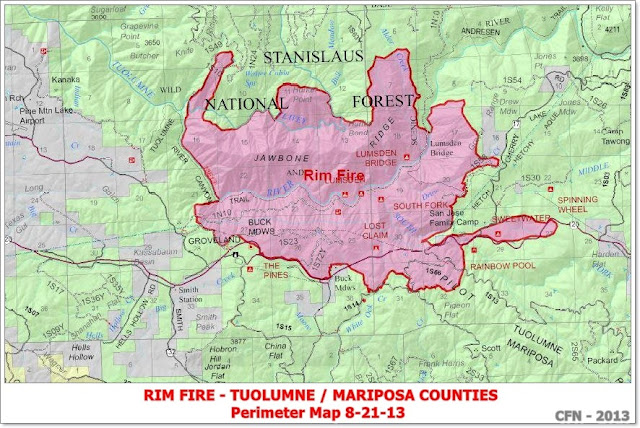 CFN - CALIFORNIA FIRE NEWS - CAL FIRE NEWS : CA-STF-Rim Fire, Tuolumne ...