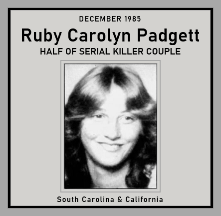 Unknown Gender History: Ruby Carolyn Padgett (Serial Killer Couple ...
