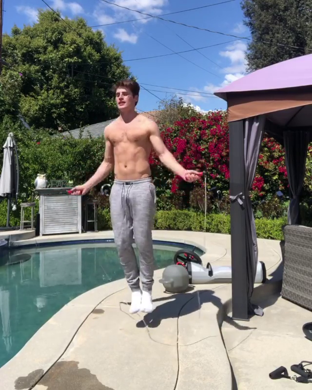 Alexissuperfans Shirtless Male Celebs Gregg Sulkin Shirtless Ig Pic Porn Sex Picture