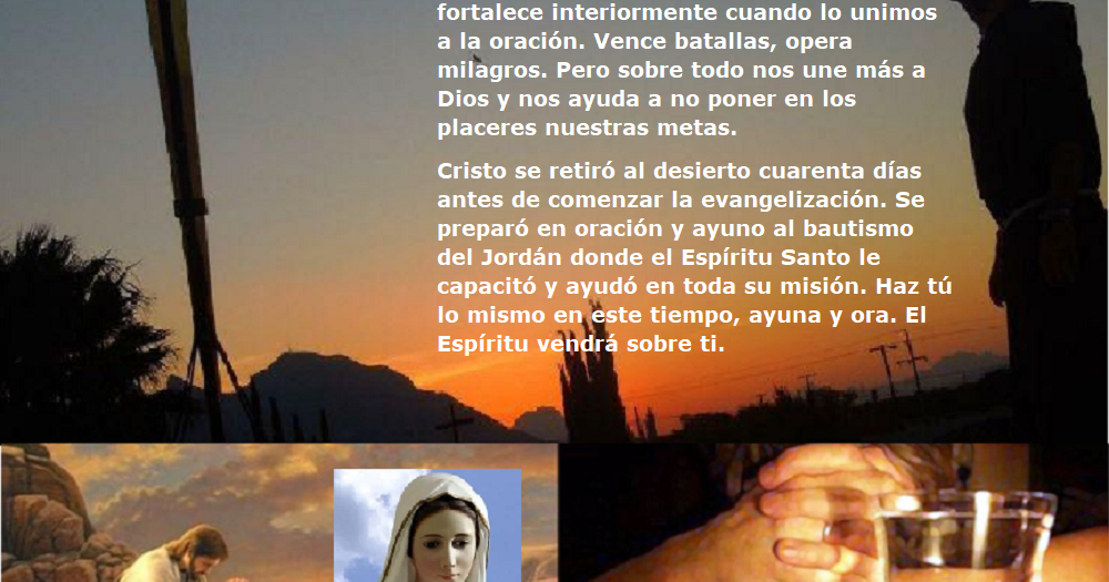 Camino Católico: El ayuno es don de Dios y nos fortalece interiormente ...