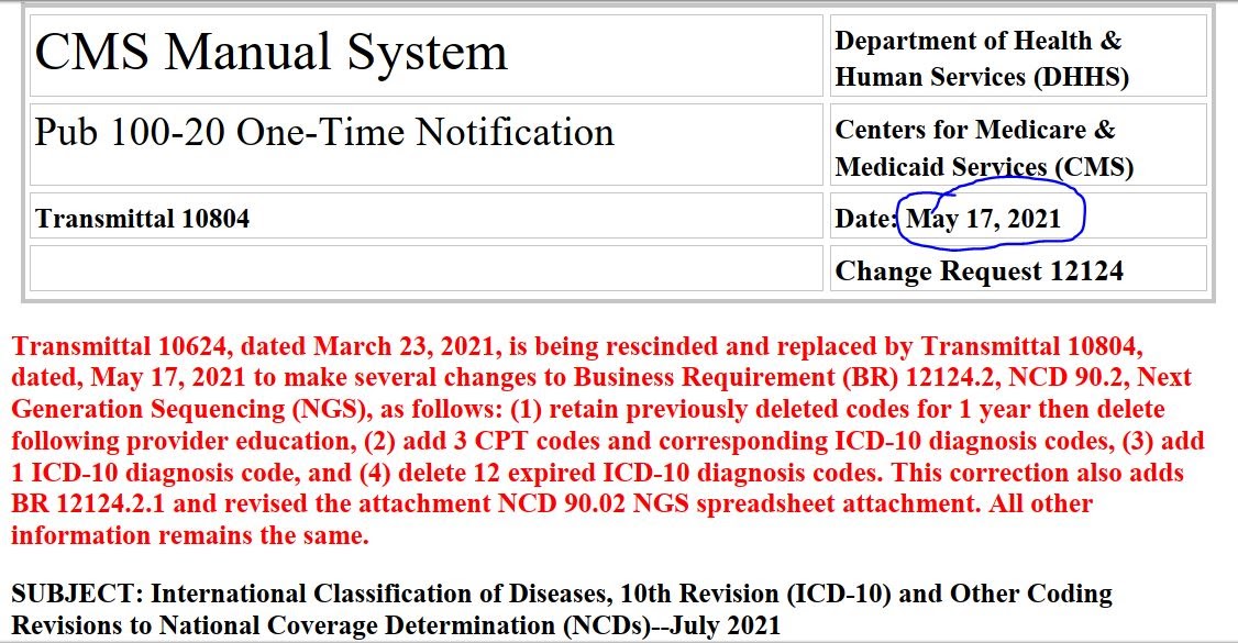 Discoveries in Health Policy: CMS Retracts Plan to Cut Billable Code ...