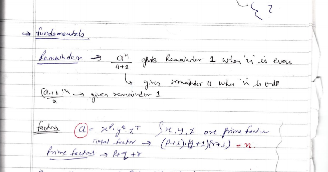 LATEST NEWS: MATHEMATICS HANDWRITTEN FORMULA SHEET
