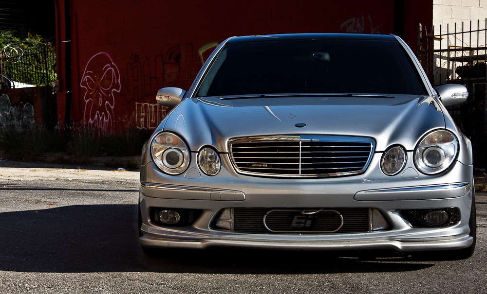 Mercedes-Benz W211 E55 AMG Vossen Wheels | BENZTUNING
