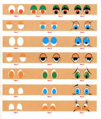 Air Dry Clay Tutorials: Painting Eyes Step by Step