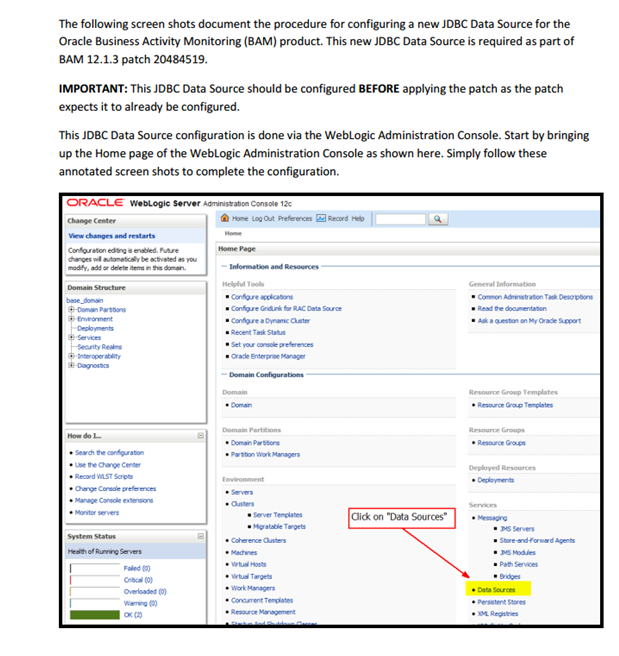Biradar Shrikant Oracle Soa Blog Jdbc Data Source Configuration Step 0099
